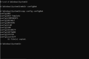 How to restore Registry using Command Prompt in Windows 11