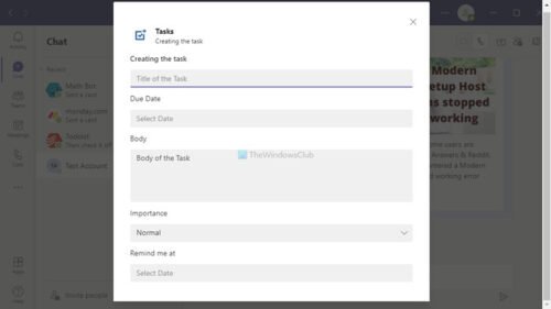 How to convert Microsoft Teams chats to Microsoft To Do tasks
