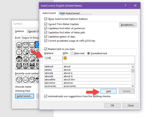 How to create Keyboard Shortcut for Emoji in Office apps