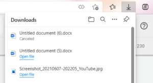 Always show the Download button in Chrome, Edge and Firefox