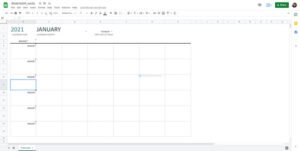Best Google Sheets and Excel Online Calendar templates