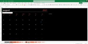 Best Google Sheets and Excel Online Calendar templates