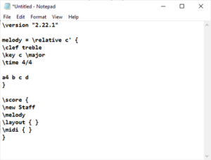 How to convert Plain Text to Musical Notation PDF in Windows PC
