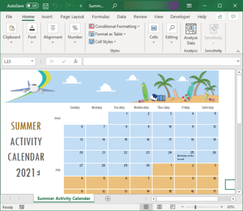 How to create a Run Chart in Excel