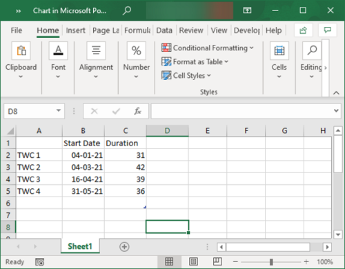 How to create a Gantt Chart in PowerPoint