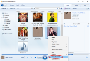 How to download and add Track Titles in Windows Media Player