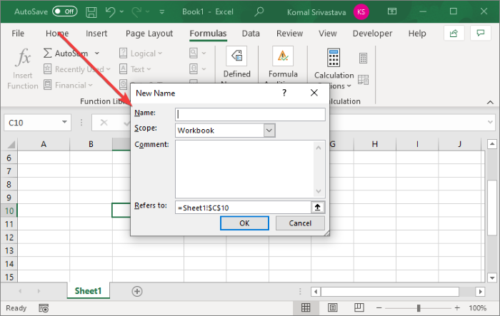 How to remove #NAME? Error in Excel?