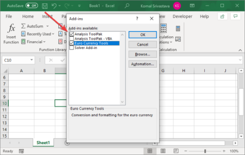 How to remove #NAME? Error in Excel?