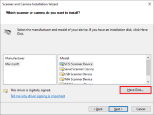 How to install TWAIN driver on Windows 11/10