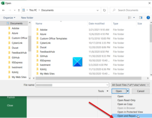 Excel cannot open file because file format or extension is not valid
