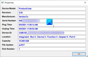 Display a Log of all USB drives plugged to your Windows computer