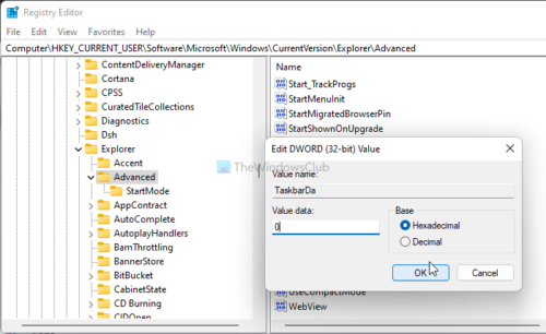 How to Add or Remove Widgets from Windows 11 Taskbar