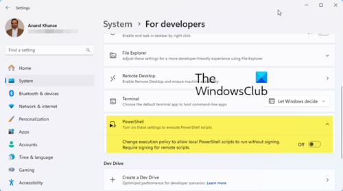 Run PowerShell Scripts Locally without Signing in Windows 11/10 Run PowerShell Scripts Locally without Signing in Windows 11/10