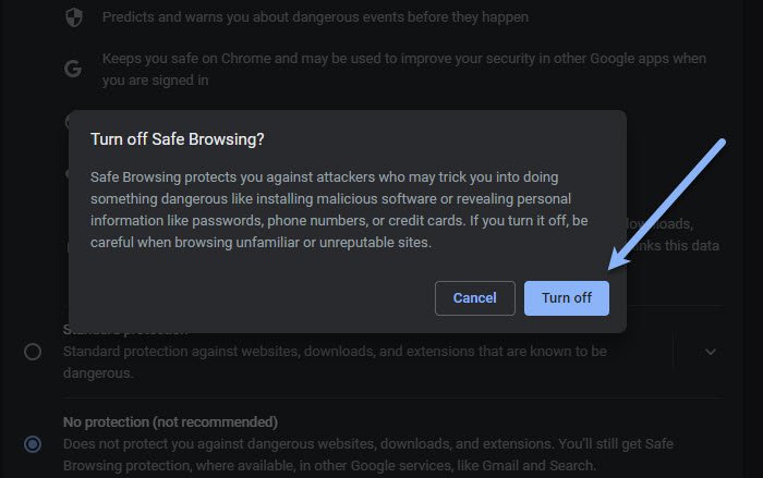 EXE file is dangerous, so Chrome has blocked it | Harsha