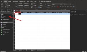 How to use Application Parts in Access