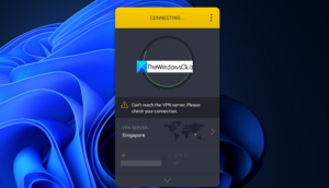 Can't reach the VPN Server error on PIA on Windows 11 [Fix]