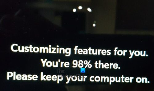 Computer stuck on Personalized Settings Not Responding in Windows 11