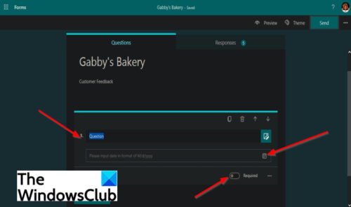 How to add Questions in Microsoft Forms