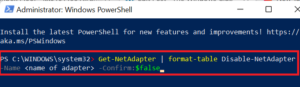 Enable or Disable Wi-Fi or Ethernet adapter on Windows 11