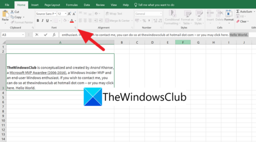 Add Multiple Formatting to your Text in one Cell in Excel
