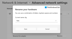 How to Rename WiFi Network Adapter on Windows 11/10