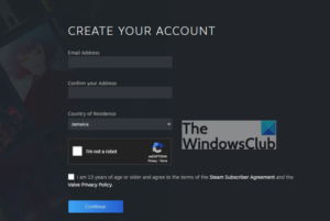 Your response to the CAPTCHA appears to be invalid - Steam error