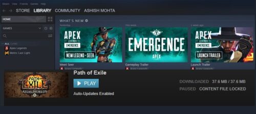 Fix Steam Content File Locked error