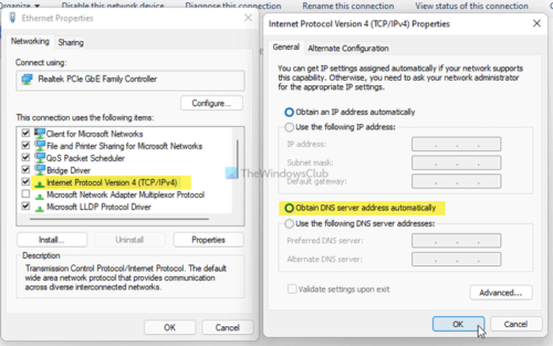 VPN connection failed due to unsuccessful domain name resolution