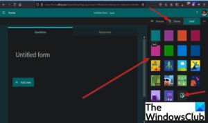 How to add Themes to Microsoft Forms