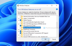 How to Remove Microsoft XPS Document Writer Printer in Windows 11/10
