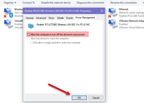 Mobile Tethering Internet keeps disconnecting on Windows 11