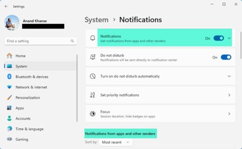 Discord Notifications not working on Windows 11