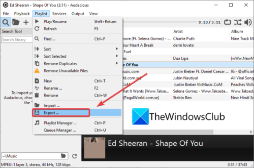 How to create an M3U Playlist on Windows PC