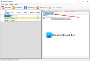 How to Extract and Save PDF Metadata in Windows 11/10
