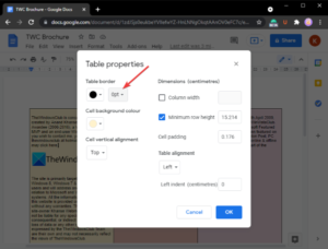 How to make a Brochure in Google Docs