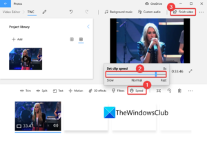 How to speed up a video and make it faster in Windows 11