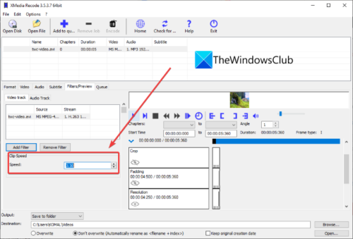 How to speed up a video and make it faster in Windows 11