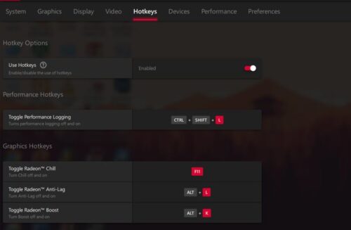Disable Radeon Software Press ALT+R to open Overlay
