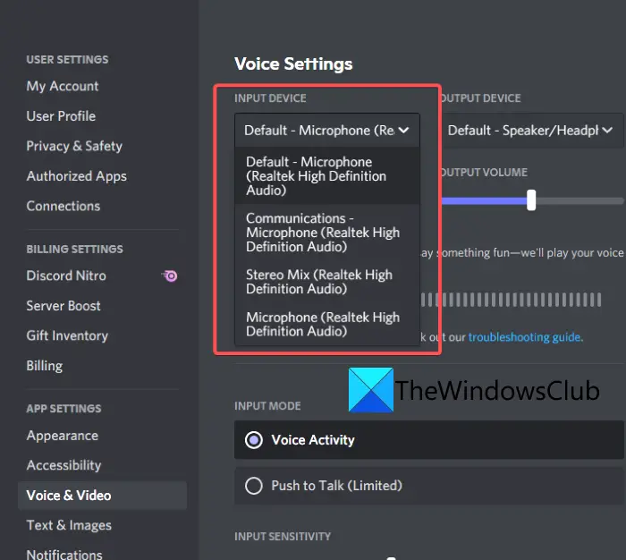 Fix Discord Mic not working in Windows 11/10 Fix Discord Mic not working in Windows 11/10