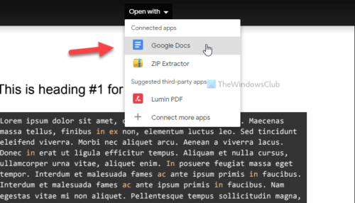 How to edit a PDF in Google Docs on the web