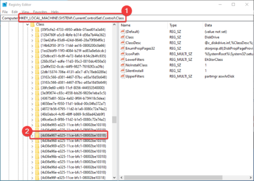 Error Code 19, Windows cannot start this hardware device