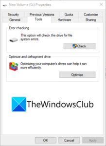 USB error There is no media in the specified device