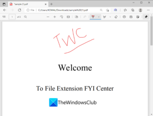 How to Sign a PDF document in Microsoft Edge
