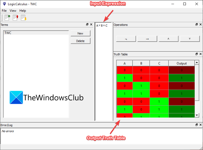 Create Truth Table Of The Circuiit Diagram Board