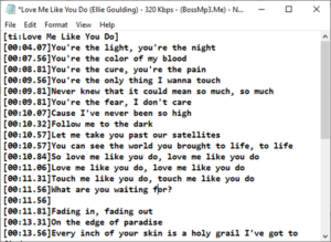 What is LRC file? How to create an LRC file in Windows 11