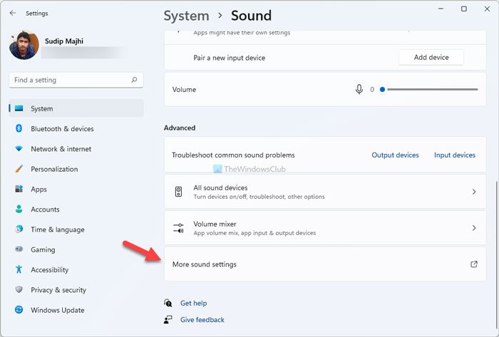 How to open Sound Settings on a Windows 11/10 computer How to open Sound Settings on a Windows 11/10 computer