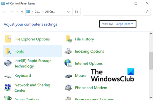 How to fix corrupted Fonts in Windows 11