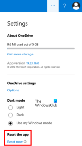 How to reset OneDrive on Windows, Mac or Android