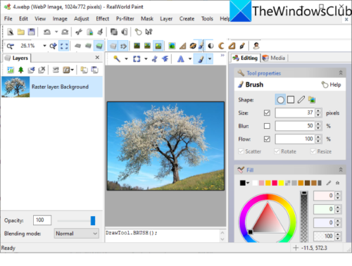 How to edit WebP Images in Windows 11