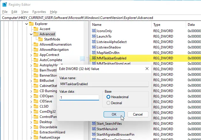 How to show Taskbar across multiple monitors in Windows 11 How to show Taskbar across multiple monitors in Windows 11